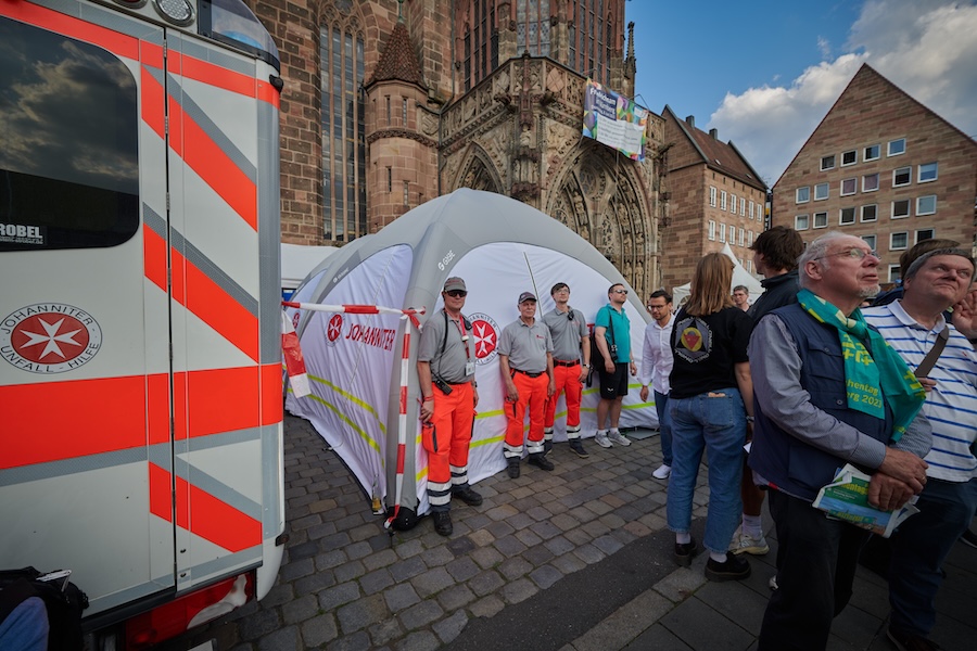 Mutig-stark-beherzt: Johanniter beim 39. Deutschen Evangelischen Kirchentag