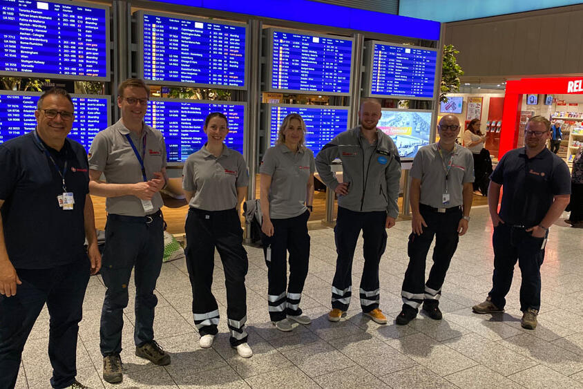 Johanniter-Team im Übungseinsatz des EU-Katastrophenschutzes