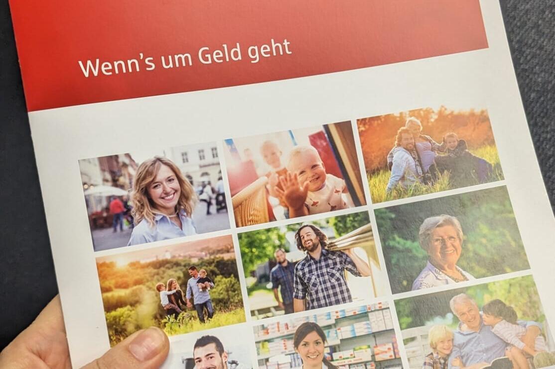 Eine Spende der Sparkasse